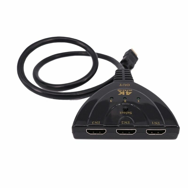 (1 шт.) Коммутатор HDMI 4K, 3 входа / 1 выход