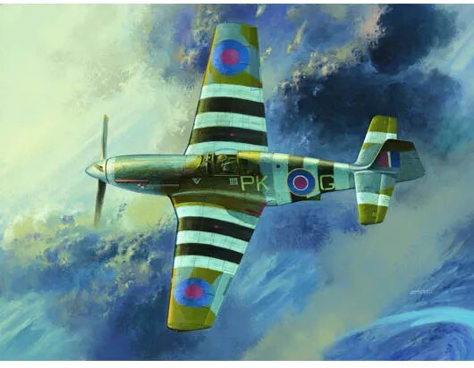 Trumpeter 02283 1:32 RAF Mustang Тип III Сборная модель самолета