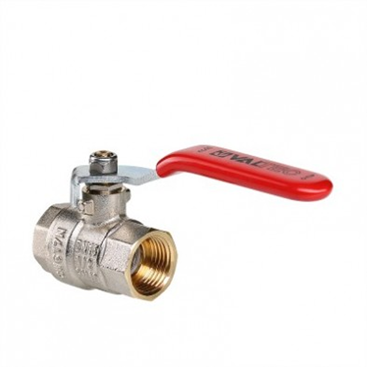 Шаровой кран VALTEC VT.214. N.07, латунь, для воды, управление вентиль, 1 1/4"