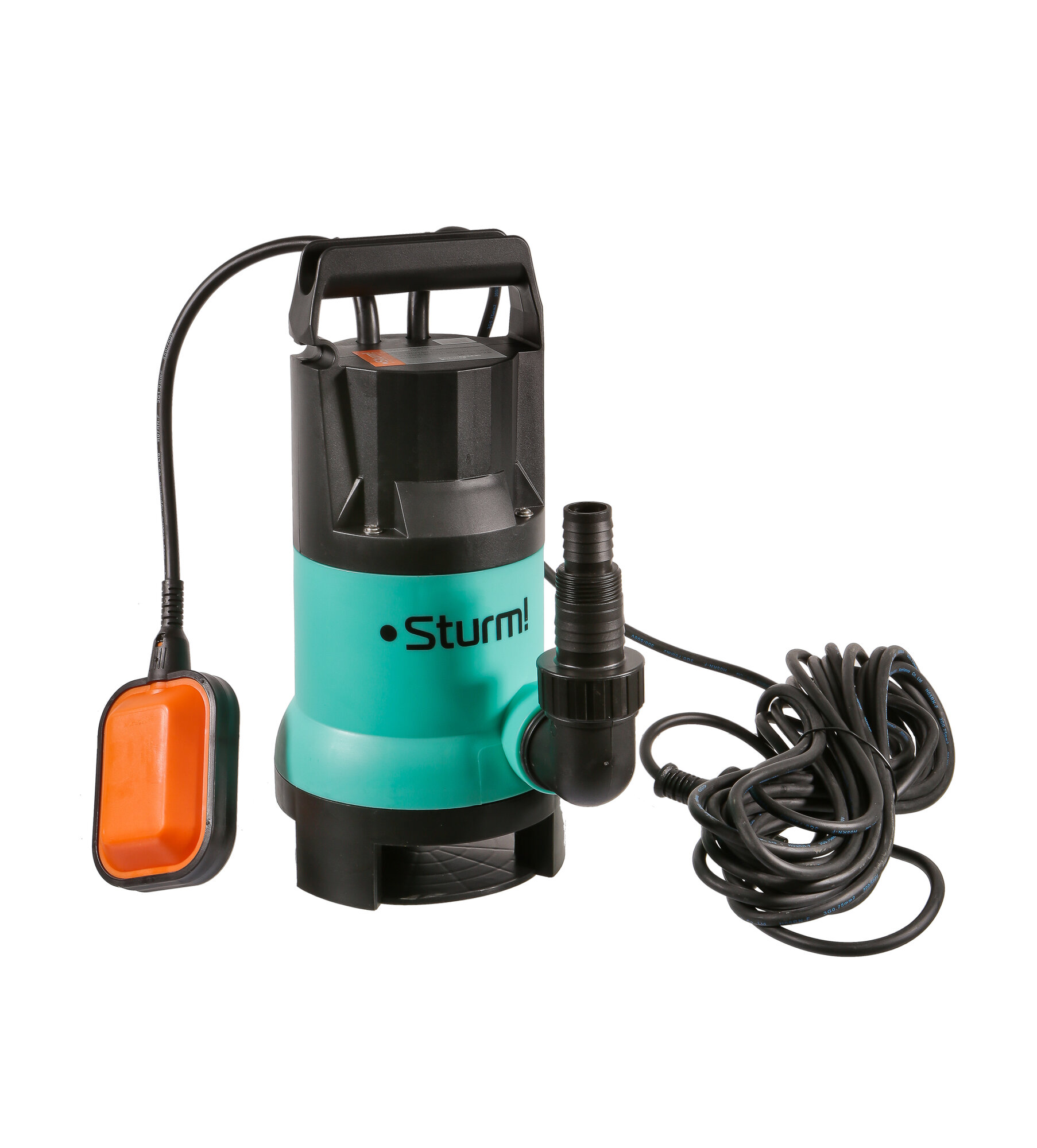 Насос погружной дренажный Sturm! WP97140P для грязной воды 450Вт, частицы до 35ММ, 142л/мин, напор 6 м