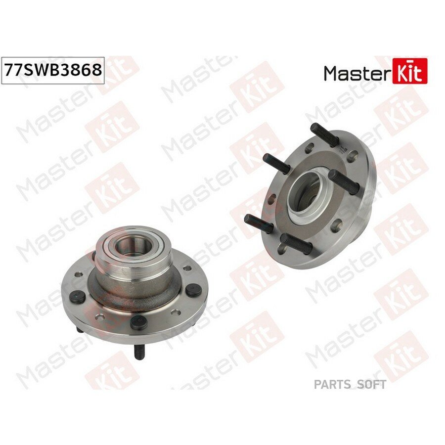 MASTERKIT 77SWB3868 Ступица в сборе с подшипником зад. Ford TRANSIT 2013
