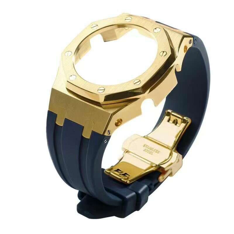 Gen4 Комплект модификации для Casio GA2100 GAB2100, Каучуковый ремешок + рамка ободка корпуса для GA2110-ROMIKY