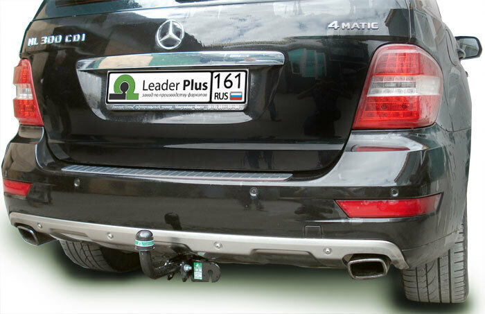 Фаркоп Лидер-Плюс для MERCEDES M CLASS (W164) 2005-2011/ MERСEDES GLS (W166) 2016- с электрикой (Smart) и сертифкатом в комплекте арт.(M205-A)