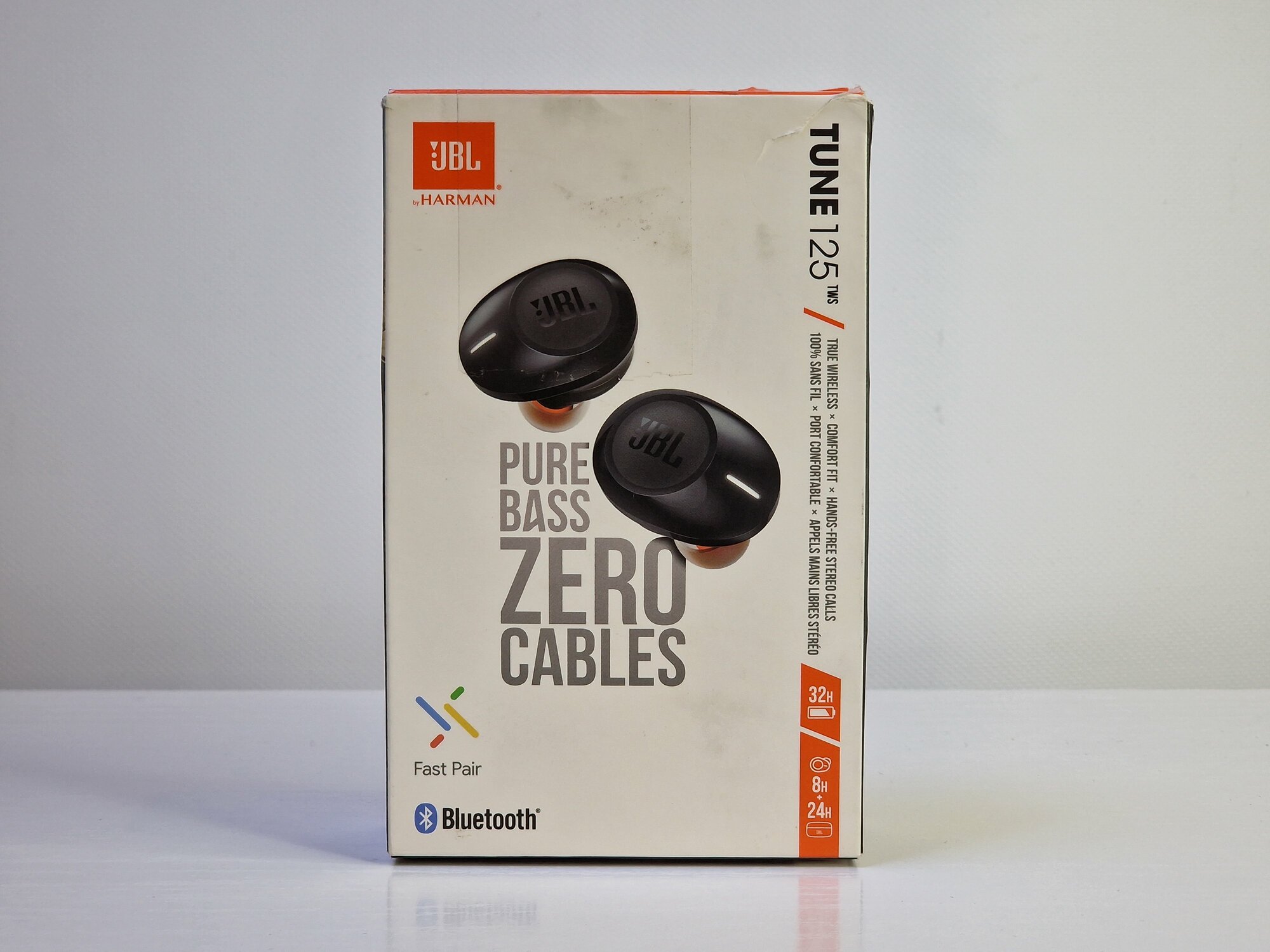 Беспроводные наушники JBL Tune 125 TWS, USB Type-C, черный