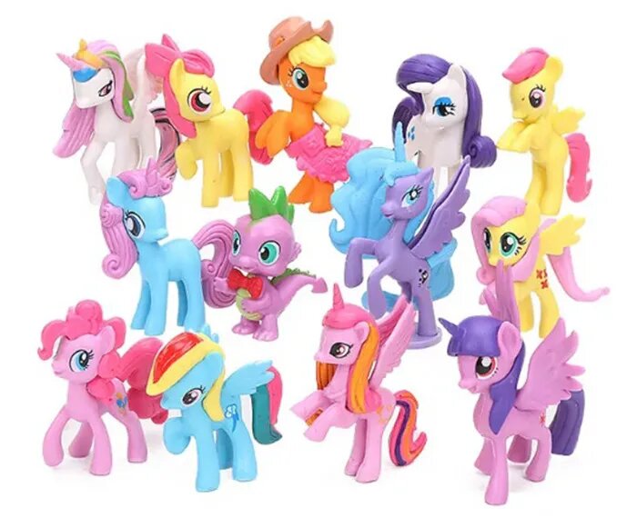 Набор фигурок My Little Pony (13 шт.) JH, ABS пластик, Китай