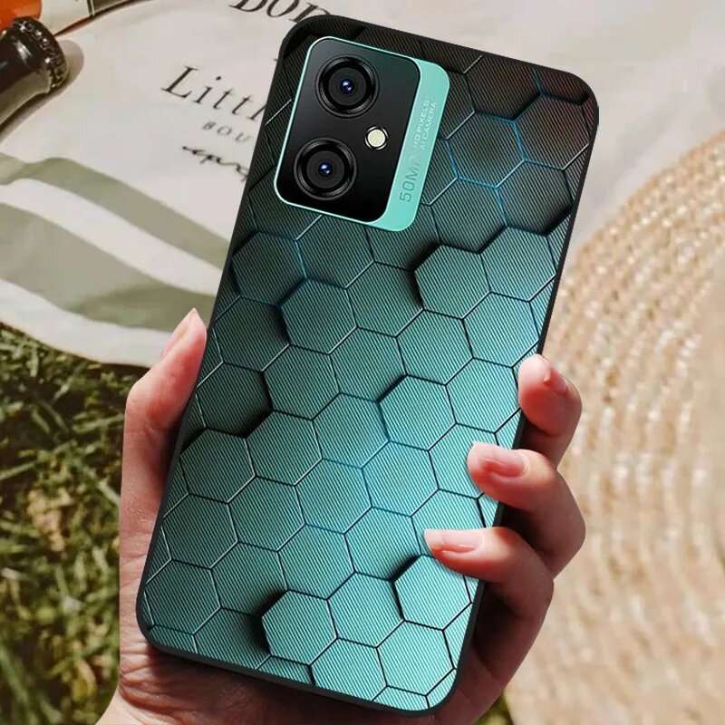 Чехол Blackview Oscal Tiger 10, синий, силикон