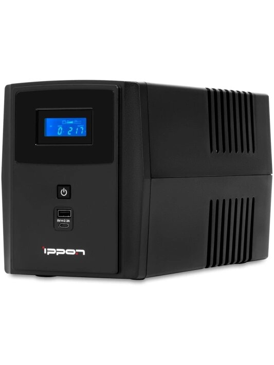 Источник бесперебойного питания Ippon Smart Power Pro II Euro 1600 960Вт 1600ВА черный