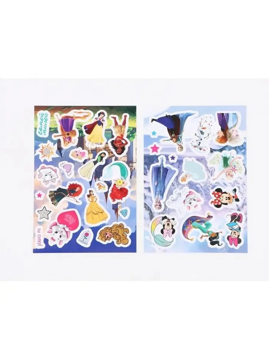 Стильная анкета для девочек с наклейками Минни Маус