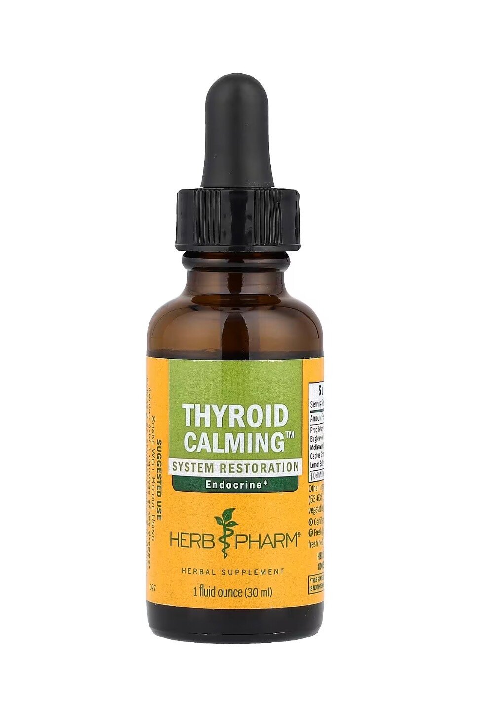 Herb pharm добавка для щитовидной железы жидкая Thyroid calming из растений 30 мл