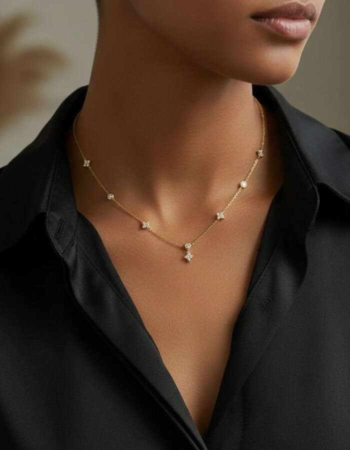 Колье, кристалл