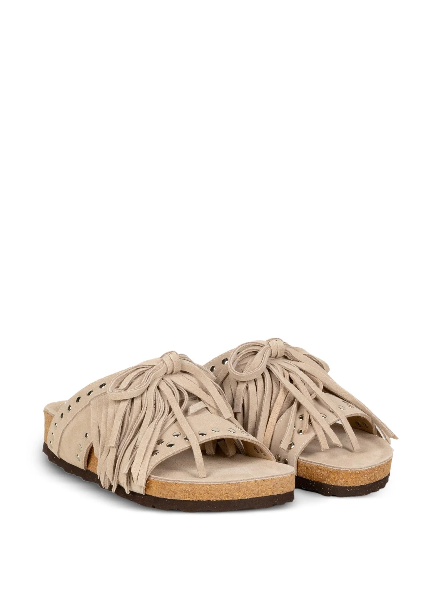 Босоножки ELENA IACHI Fringed studded sandals, размер 41 — фото 1
