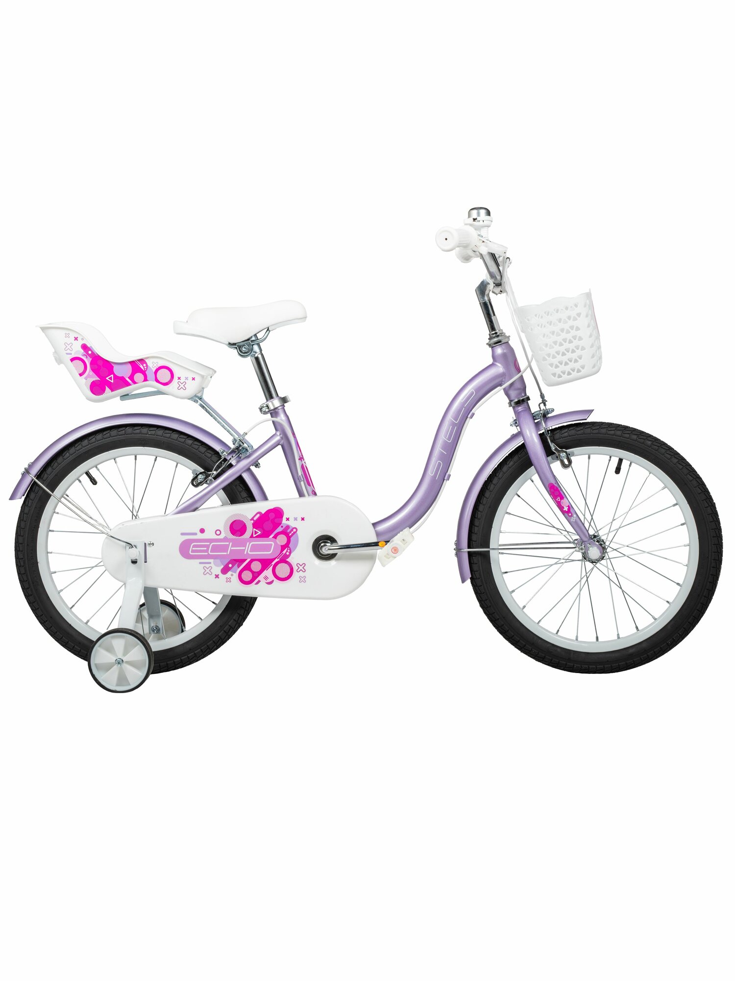 Велосипед детский городской Stels 18 дюймов Echo рама 10 дюймов лавандовый