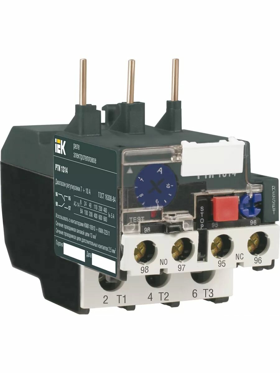 Реле тепл. РТИ 1303 0.25-0.4А IEK DRT10-C025-D004
