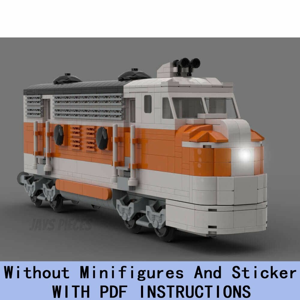 793шт. Конструктор Electric - Motive inspired F7 Locomotive Train Набор строительных блоков