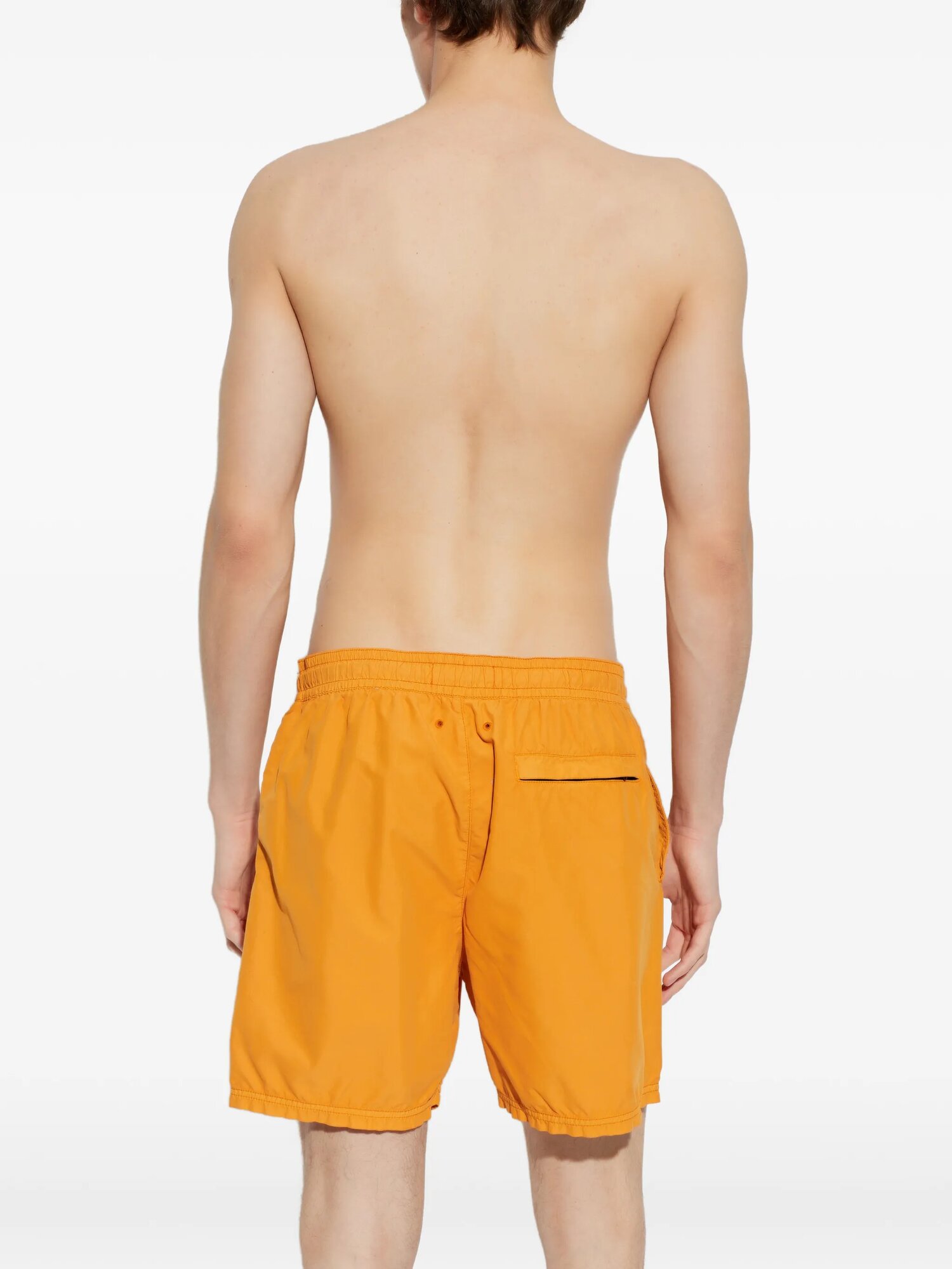 Шорты для плавания Stone Island Elasticated swim shorts, размер L, оранжевый — фото 1