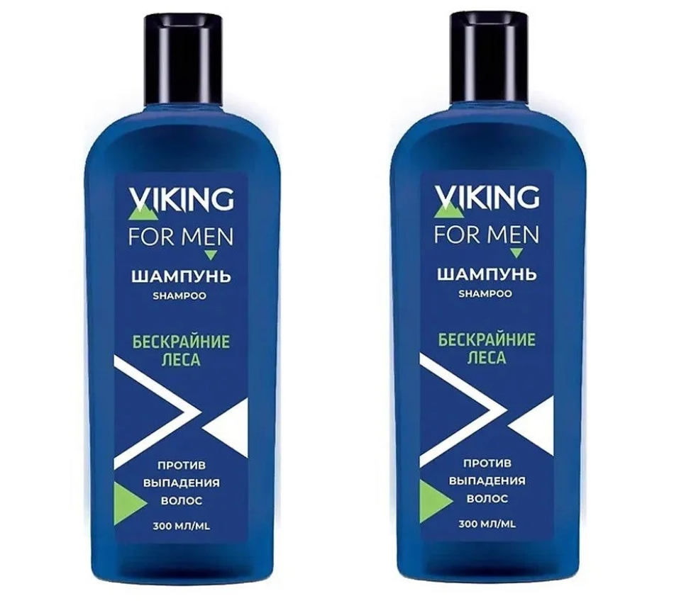 Viking Шампунь против выпадения волос Бескрайние леса, 300 мл, 2 уп.