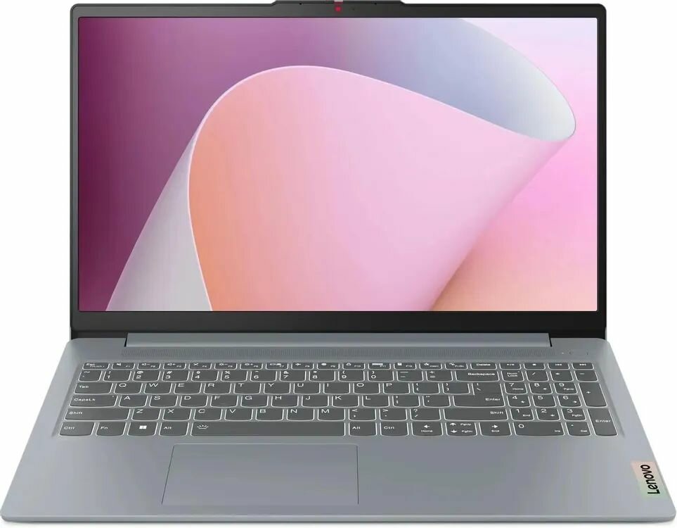 Ноутбук Lenovo IdeaPad Slim 3 15AMN8 15.6" (1920x1080) IPS, AMD Ryzen 3 30, 8GB LPDDR5, 256GB SSD, AMD Radeon, Без ОС, grey (82XQ01CCPS)