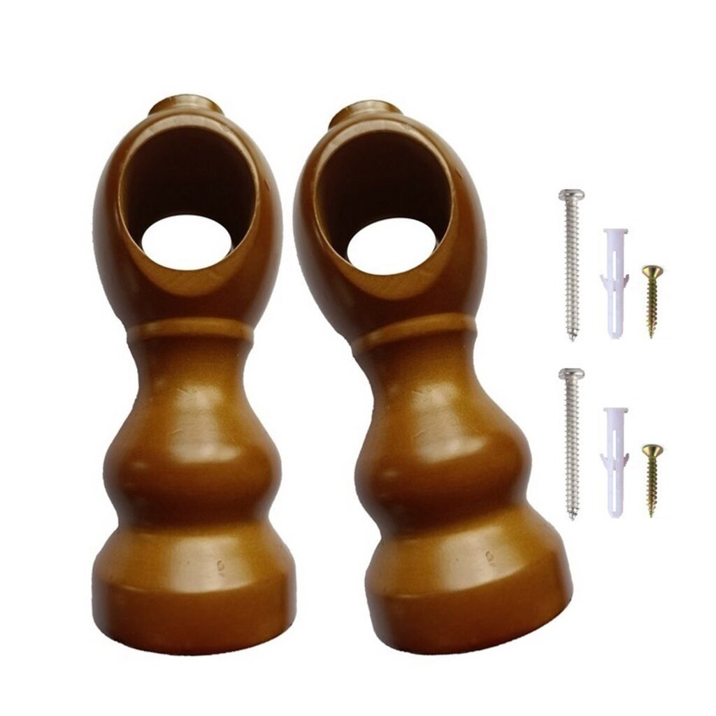 Кронштейн Для Карниза Из Массива Дерева, Прочный Нескользящий Держатель, Установка Без Инструментов, Современные Домашние Декорации Для Плотных Штор