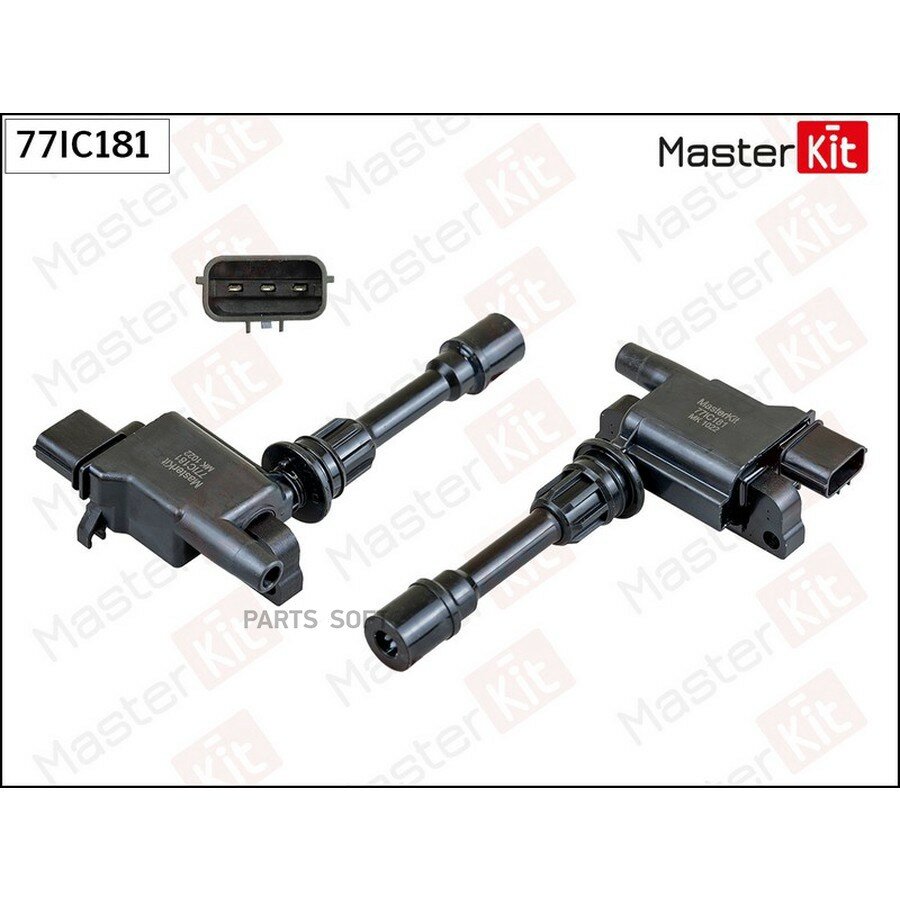 77IC181 MASTERKIT Катушка зажигания MAZDA 323(BJ), 626(GE/GF), Premacy(CP) 1.8-2.0 MASTERKIT 77IC181 | цена за 1 шт