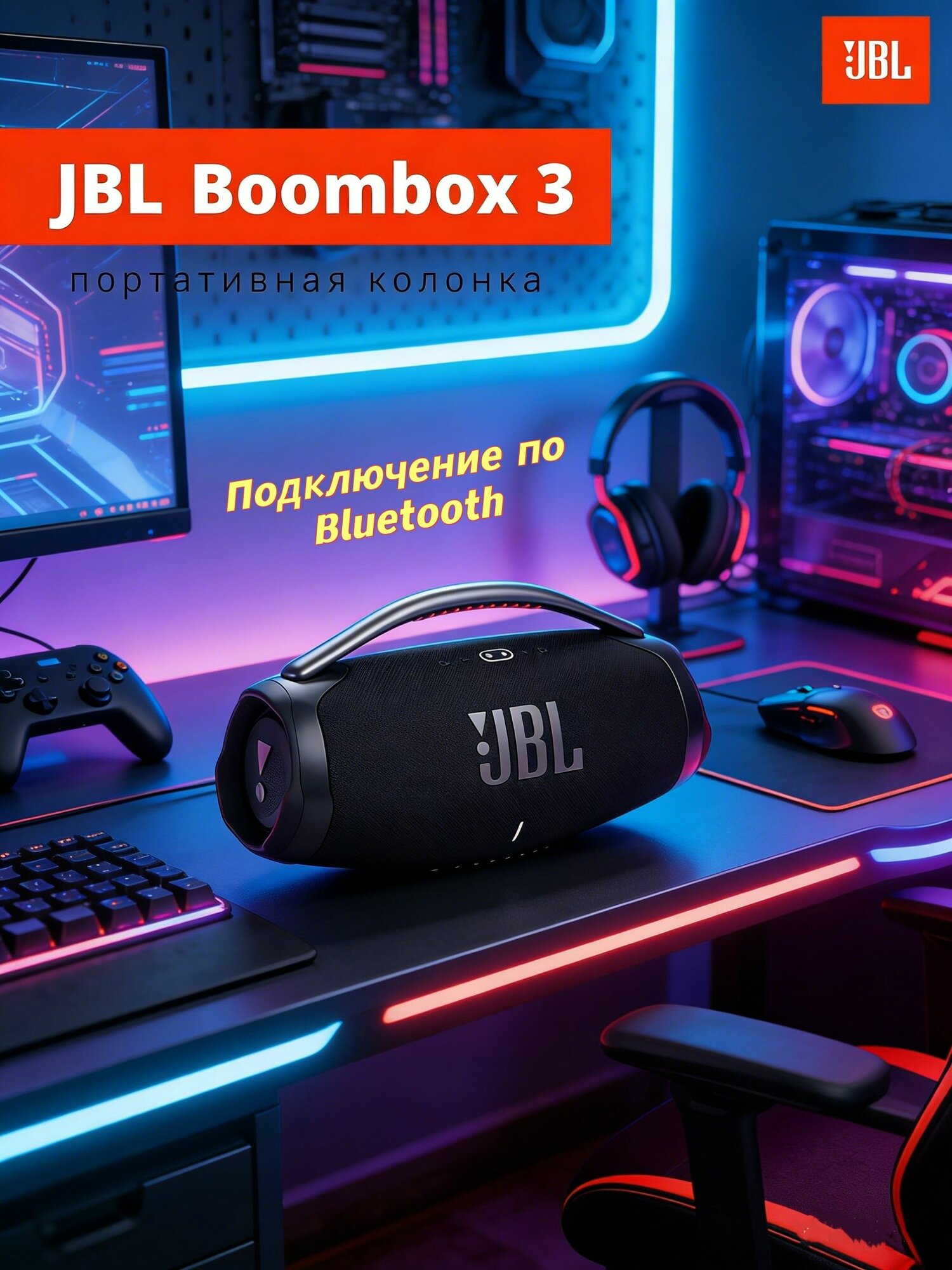 Беспроводная акустика boombox 3, Black