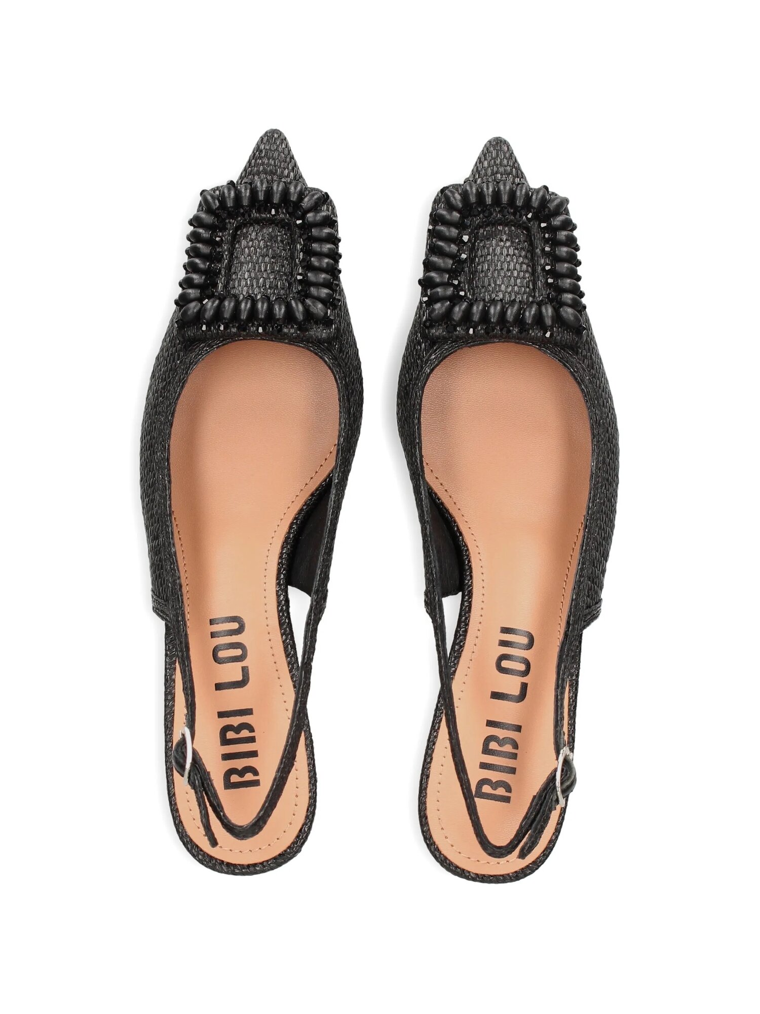 Туфли Bibi Lou Beaded buckle pumps, размер 37, black/black — фото 1
