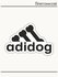 Термонаклейка для одежды и аксессуаров DTF-печать Adidog