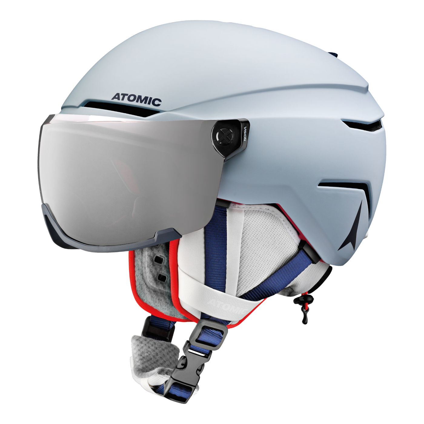 Шлем с визором ATOMIC SAVOR VISOR JR (XS (48-52) /AN5005726/ Skyline - Silver Flash Cat.2 VLT 32%)