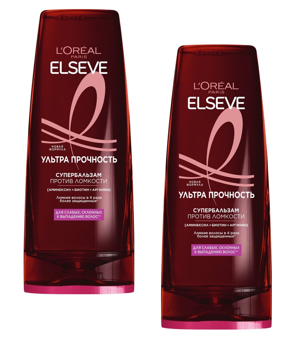 Кондиционер l'Oreal Elseve для волос Ультра прочность, 400мл 2шт