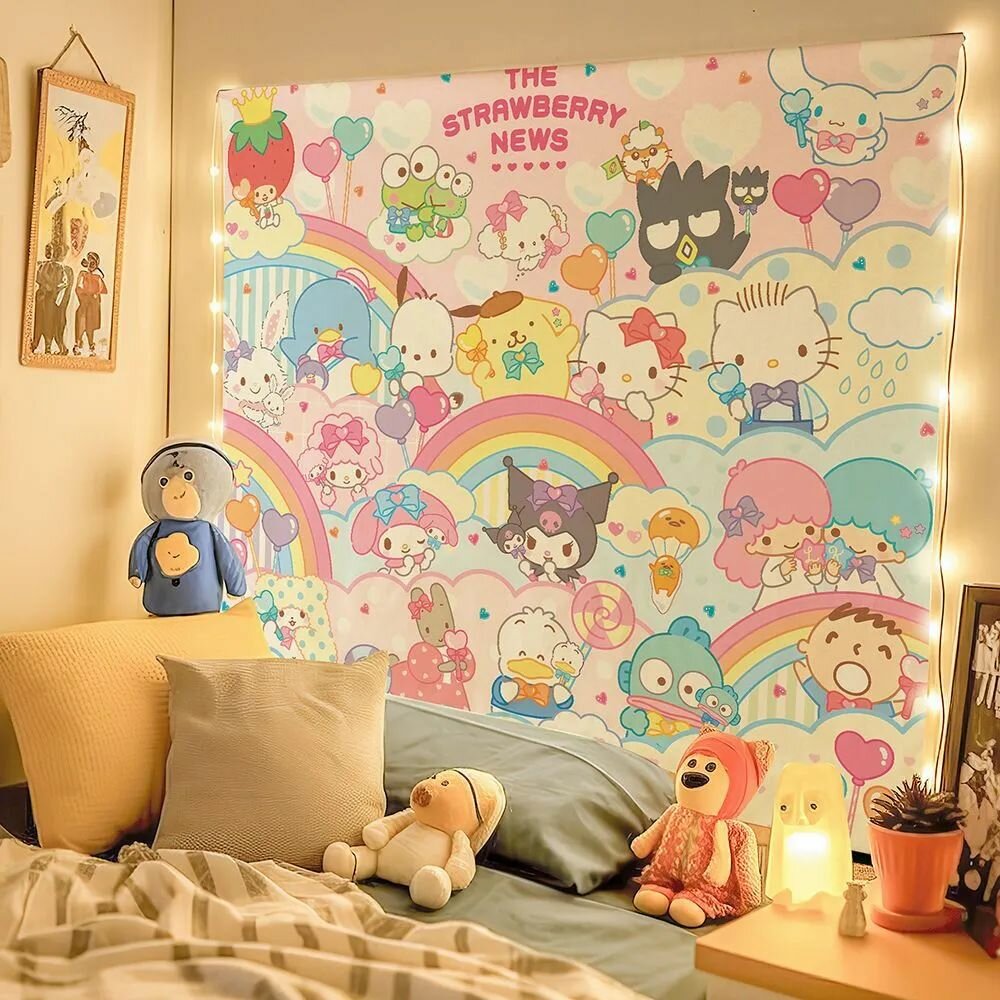 Гобелен "Sanrio и Моя Мелоди" 100x75 см