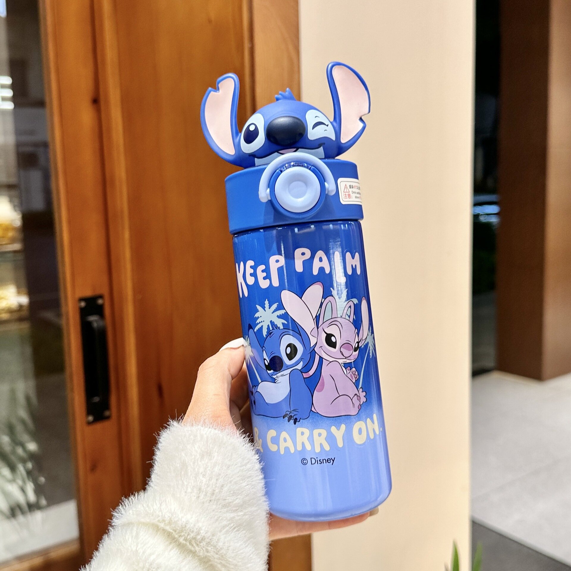 Термос Sanrio для школьного сезона с высокой эстетической привлекательностью, оснащённый соломинкой для прямого питья, двойного назначения, термос-бутылка для воды для студентов.