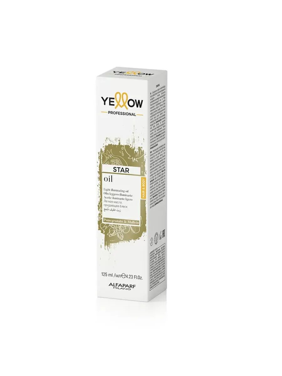 YELLOW PROFESSIONAL STAR OIL Масло для придания блеск 125 мл