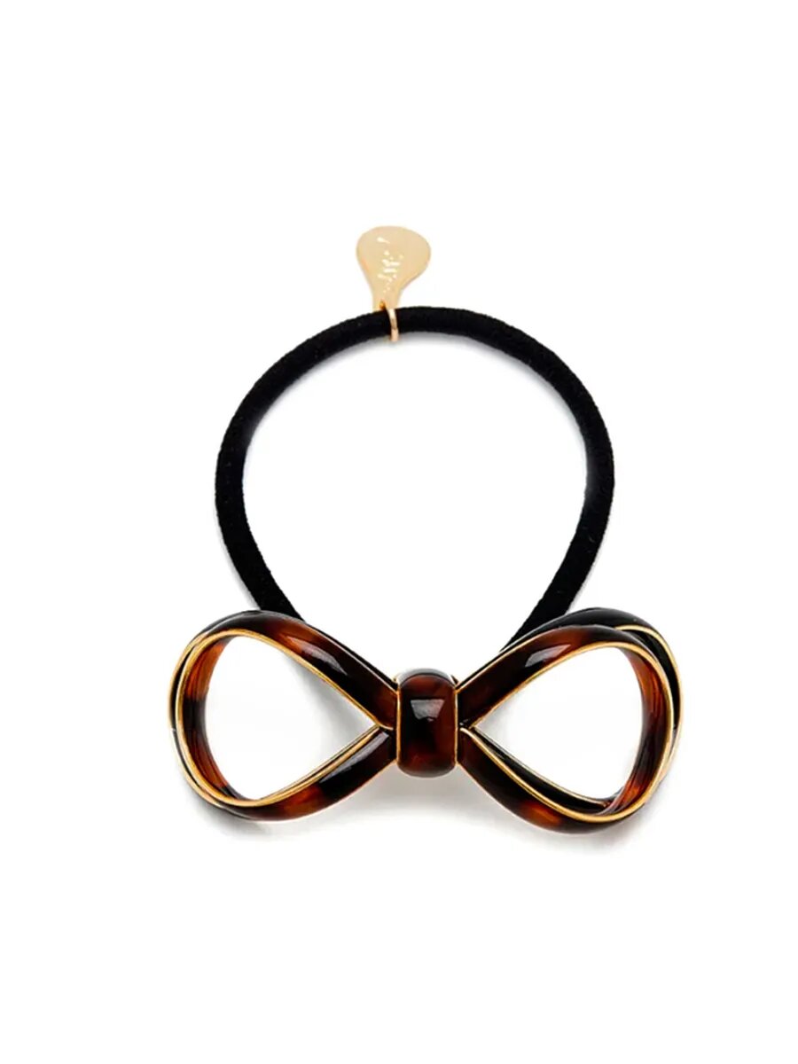 BENTEN Scrunchie Резиночка с бантиком (черепаховый) 1 шт