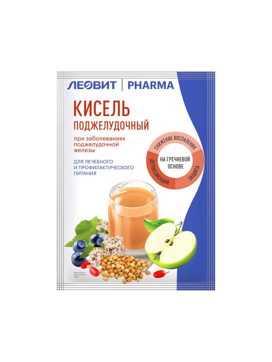 Леовит PHARMA Кисель поджелудочный при заболеваниях поджелуд