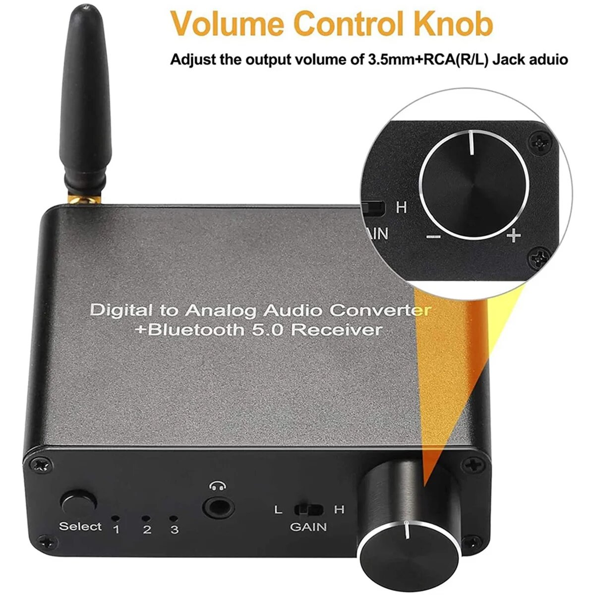 ABJU 192KHz Converter Bluetooth адаптер
