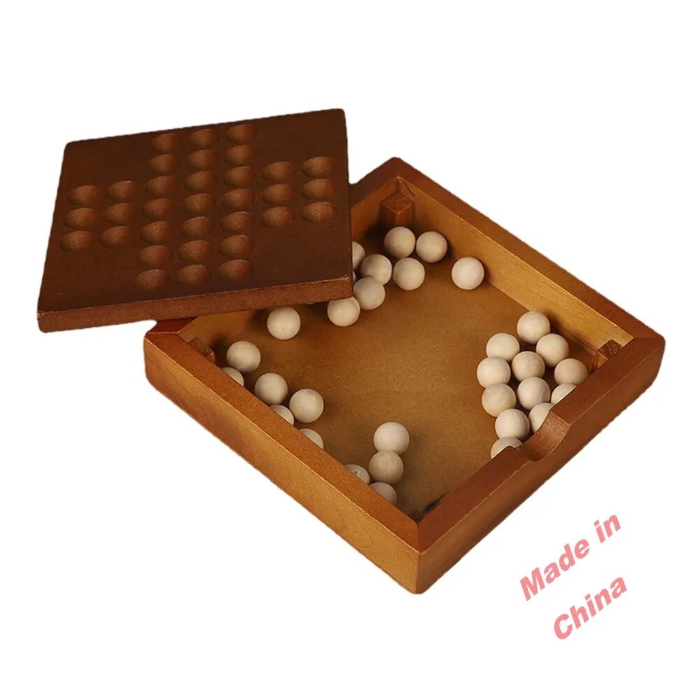 Настольная игра Пасьянс Деревянная настольная игра Пасьянс