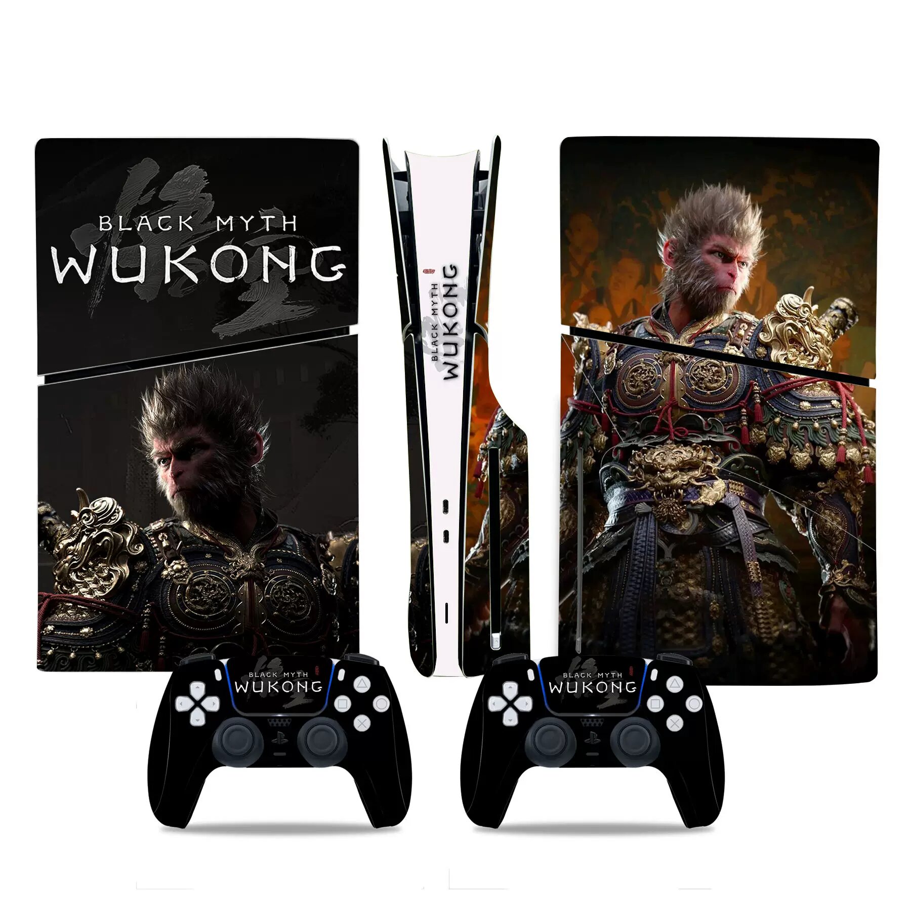 Наклейка Black Myth Wukong для PlayStation 5 Slim Light Weight Disc Drive Model