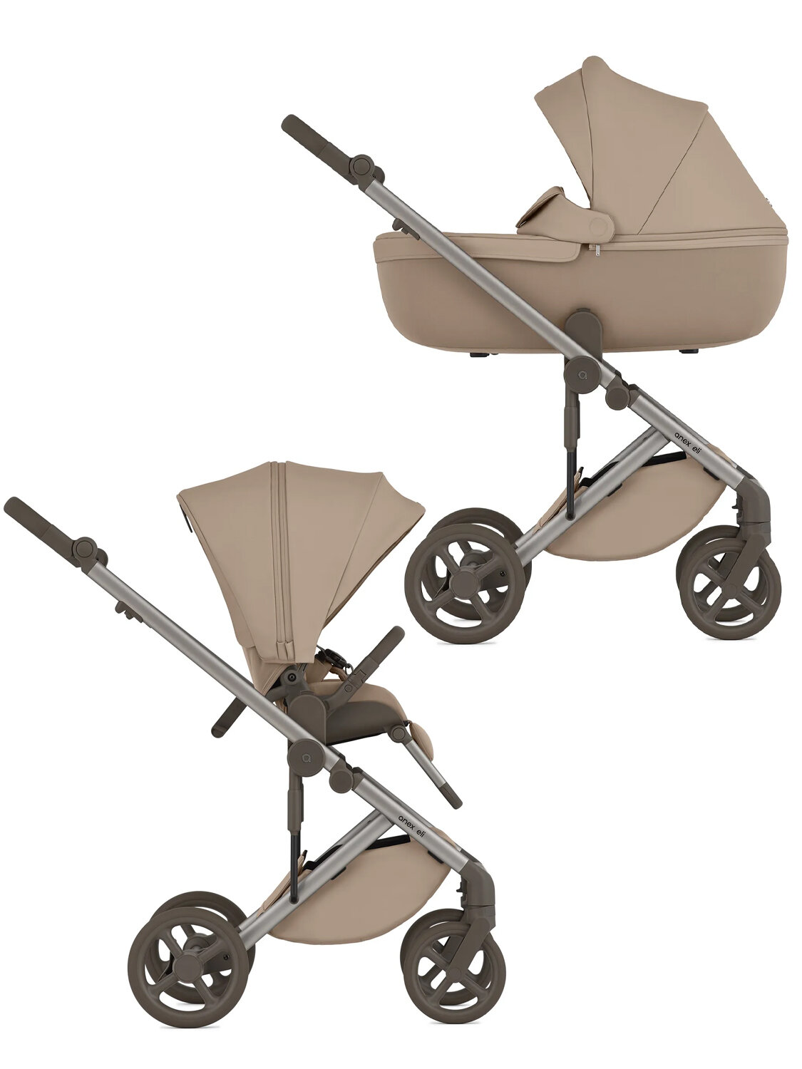 Коляска 2 в 1 ANEX Eli Gato (2 коробки) el-11
