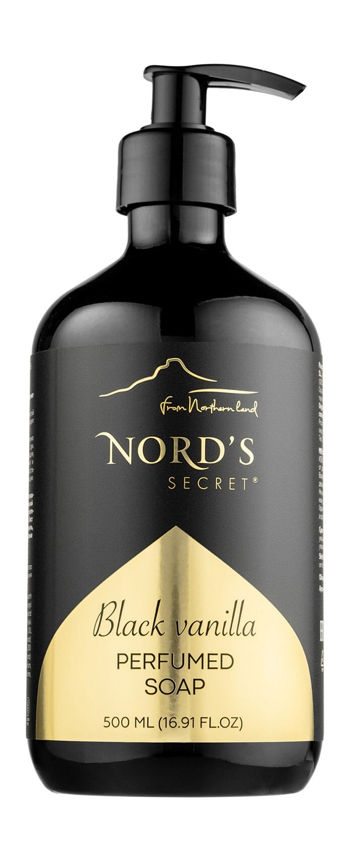 Крем-мыло Nord's Secret для рук "Black vanilla" жидкое Парфюмированное, 500мл