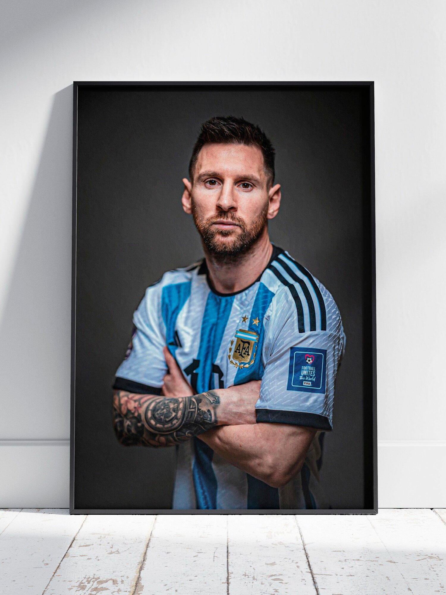 Плакат на стену для интерьера Барселона (Лионель Месси - Lionel Messi 2) - Постер по спорту и физической активности формата A4 (21x30 см)