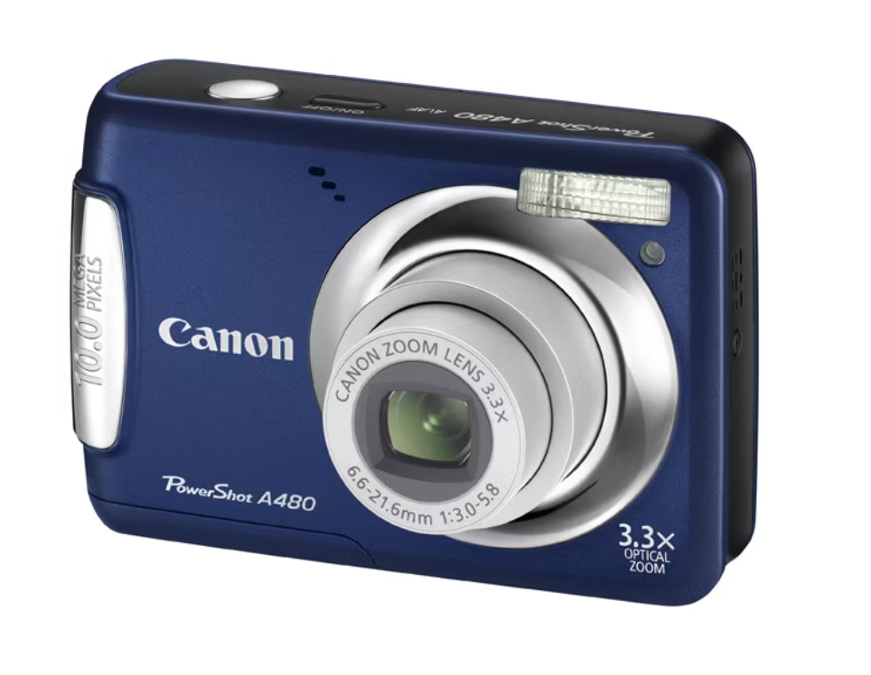Фотоаппарат Canon PowerShot А480, синий