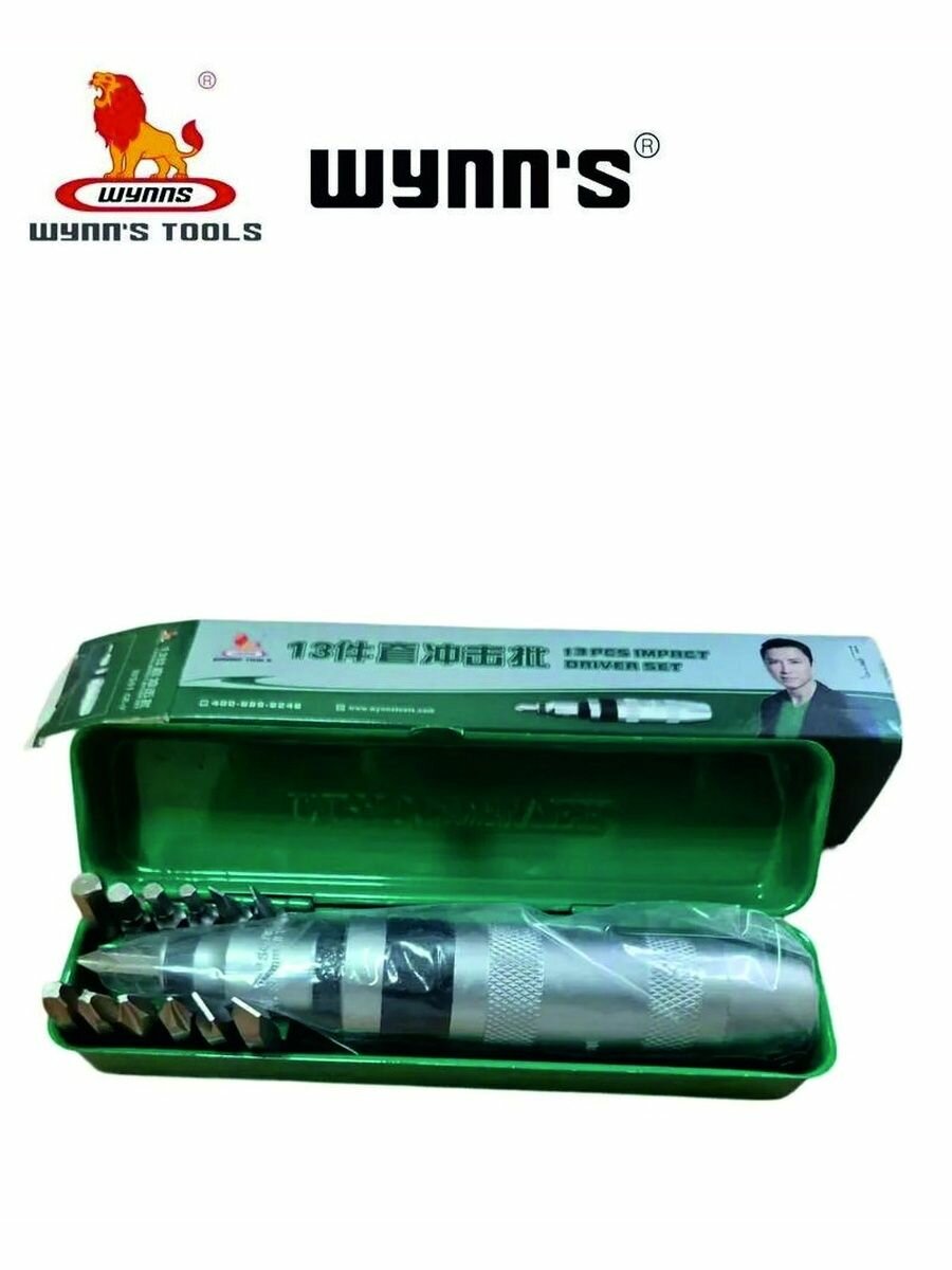 Отвертка ударно-поворотная +12 бит WS01/Wynns Tools