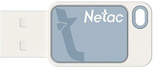 Флеш-диск Netac 32 GB, usb 2,0, синий, корпус пластик (NT03UA31N-032G-20BL)