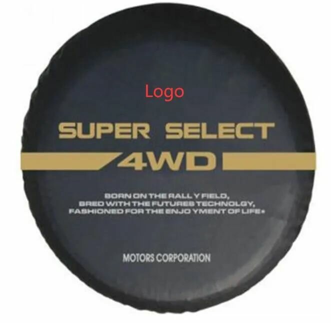 Чехол на запасное колесо SUPER SELECT 4WD — чехол для запаски внедорожника и кроссовера, прочная синтетика 168.0g