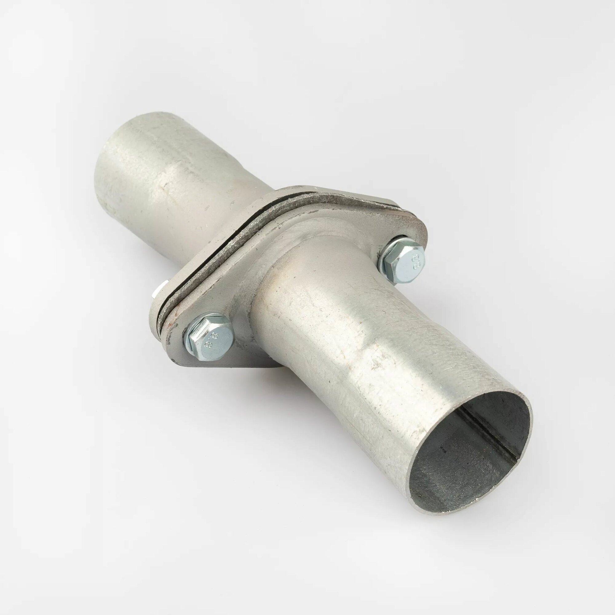 Фланец глушителя с прокл. d57/60 L 120мм, 2 болта алюм. (TRIALLI)