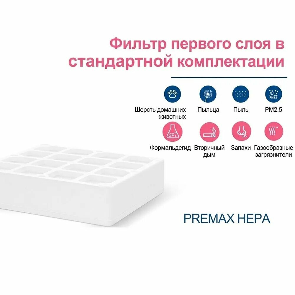 Фильтр HEPA для очистителя воздуха IQAir HealthPro 100/150/250/250 Plus, V5-Cell MG (F8 Premax HEPA) (First Layer)