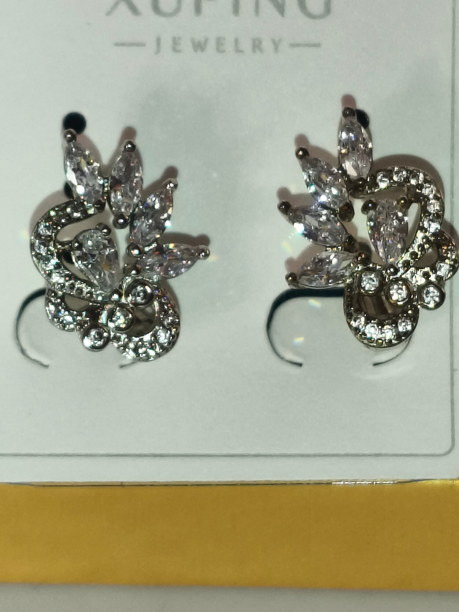 Серьги, хрусталь