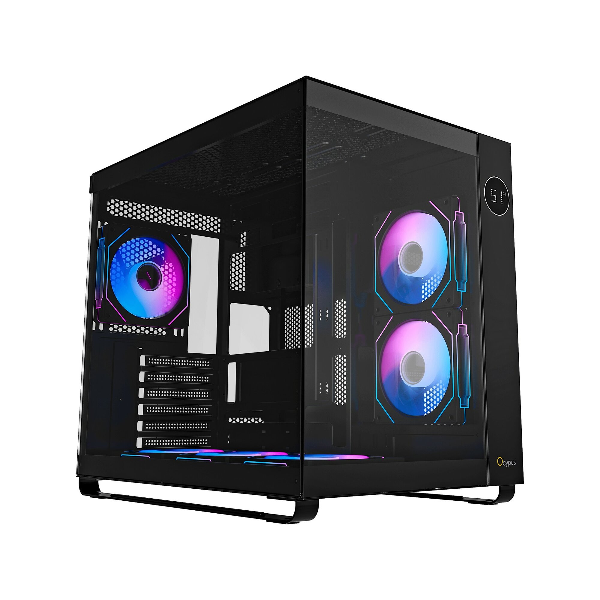 Корпус для ПК Ocypus сталь 0.7 ATX 2 USB без БП