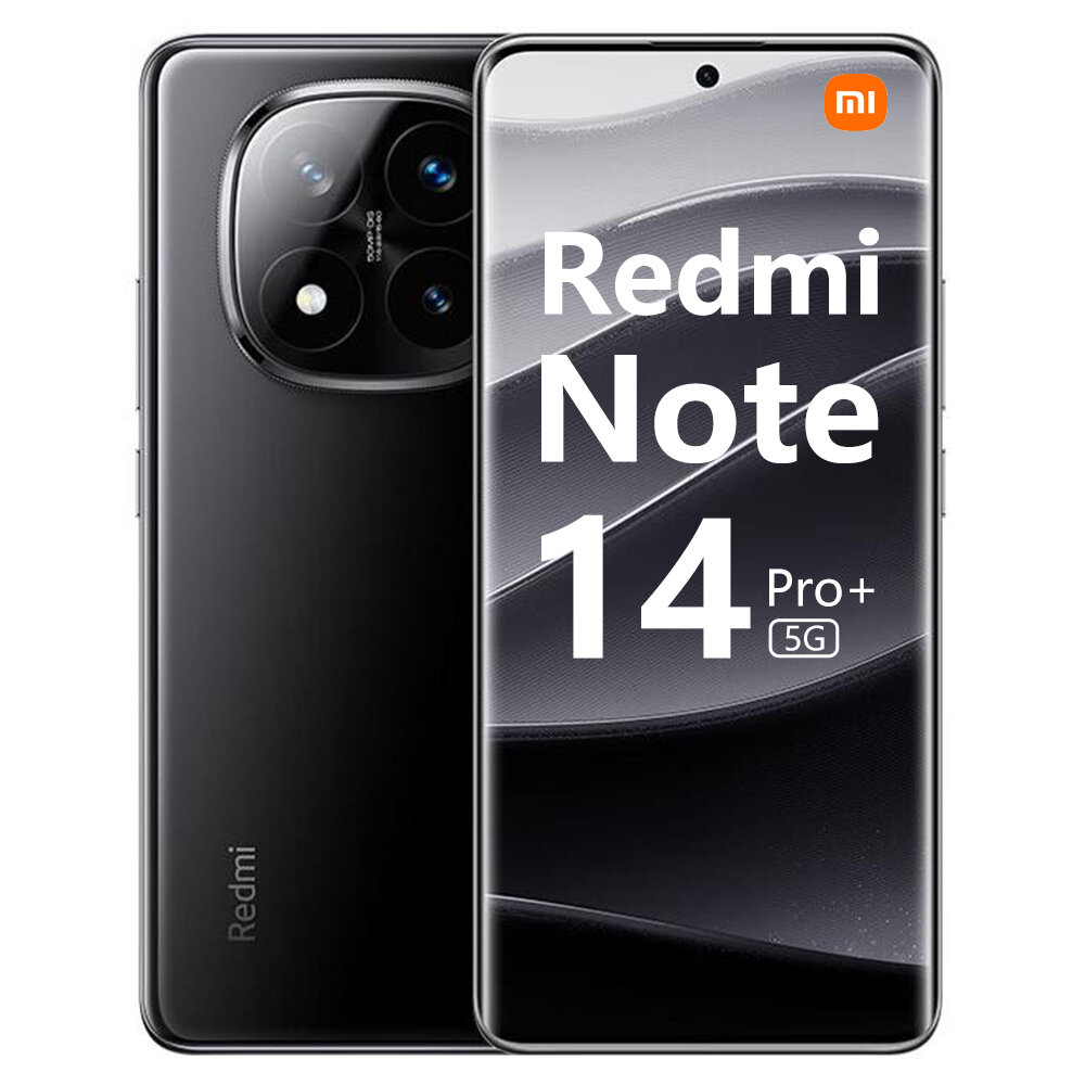 Смартфон Xiaomi Redmi Note 14 Pro+ 5G 12/512Gb, Black, Dual SIM Snapdragon 7s Gen3, 6.67 inch OLED