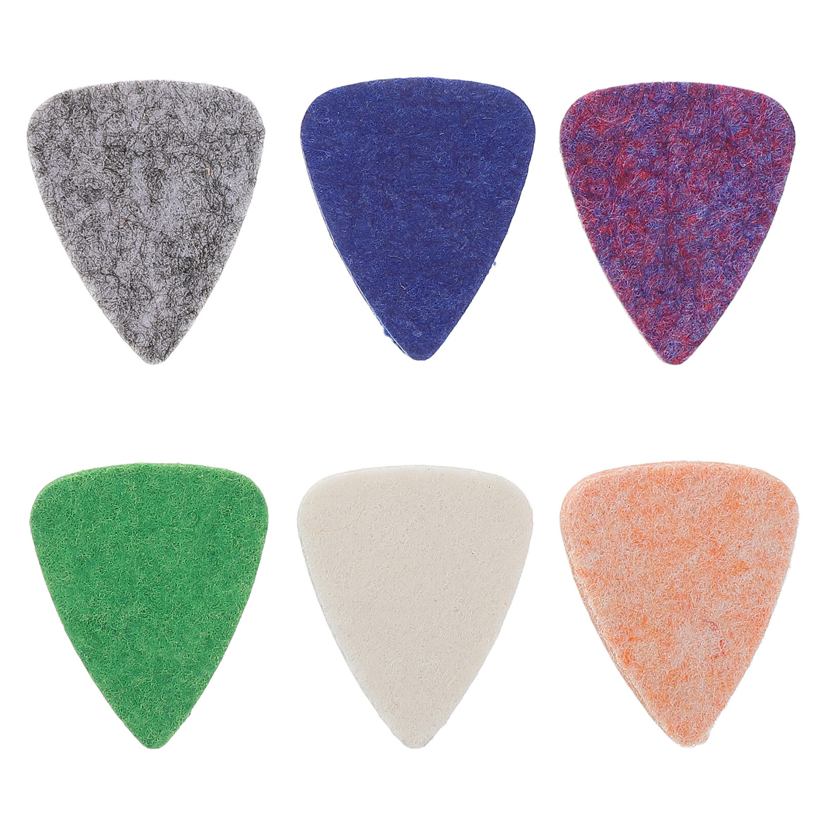 Фетровые Медиаторы Для Гитары И Укулеле, Шерсть, Для Струнных Инструментов, 6Шт