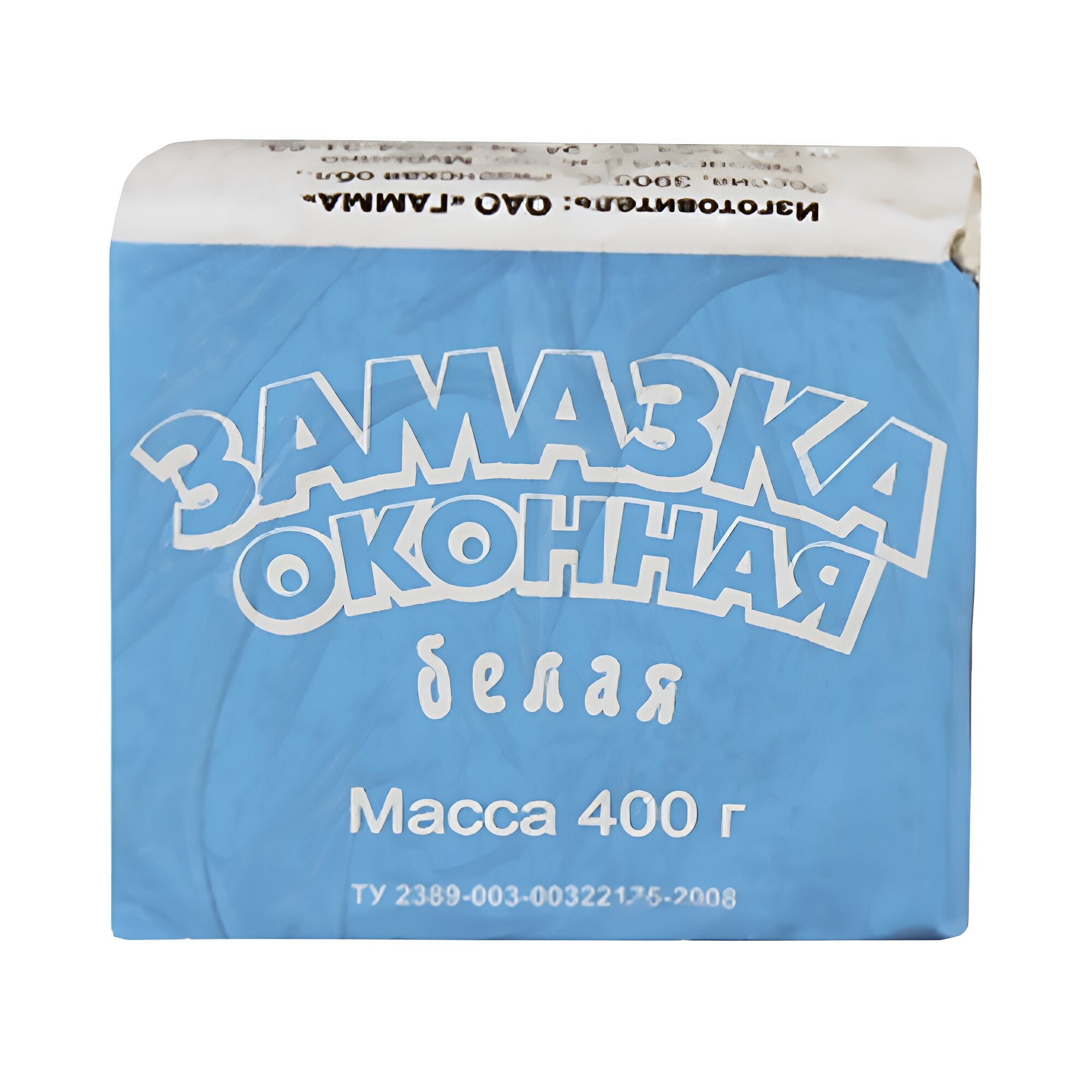 Замазка оконная для герметизации швов и трещин Гамма , 400 гр, белая